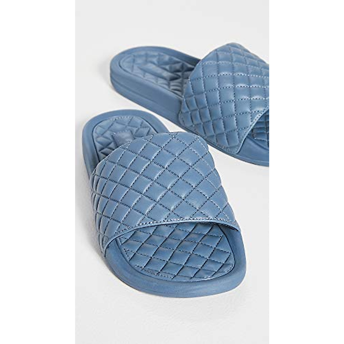APL: Athletic Propulsion Labs Men's Lusso Slides, Moonstone, Blue, 12 Medium US