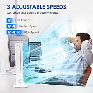 masso Desktop Fan, Monitor Fan, Portable Bladeless Fan with 3 Speeds Office Desk fan Space Saving Personal Cooling Fan USB Cooling Fan, Strong Wind Quiet USB Fan for Office, Home