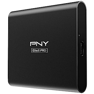 PNY EliteX-PRO 1TB USB 3.2 Gen 2x2 Type-C Portable Solid State Drive (SSD) – (PSD0CS2260-1TB-RB)