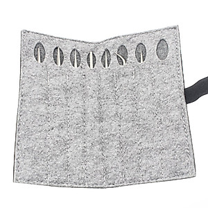 Professional Tweezers Set - FEITA Precision Tweezers with Travel Case - Stainless Steel Tweezers for Plucking, Watchmakers, Jewelry, Electronic, Craft (Silver 7Pcs)