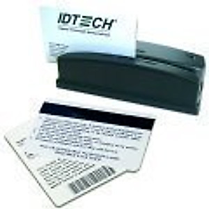 Idtech WCR3237-733U Omni Barcode and MagStripe Reader, Track 1, 2, and 3, USB, Black