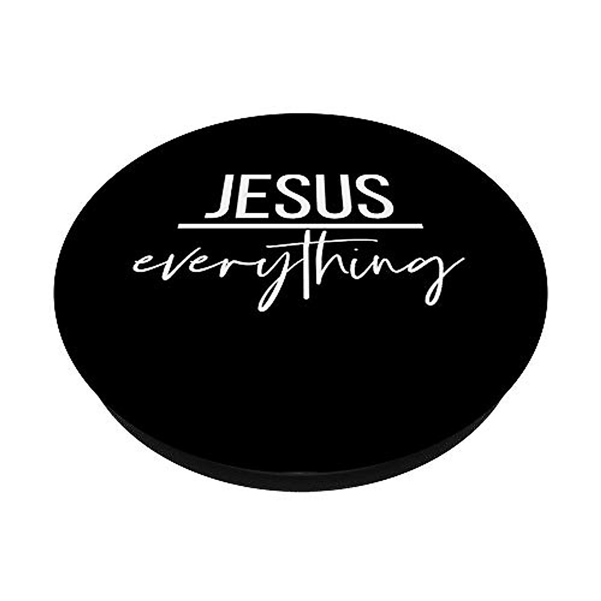Jesus Over Everything Religious Christian Christ Our Lord PopSockets PopGrip: Swappable Grip for Phones & Tablets