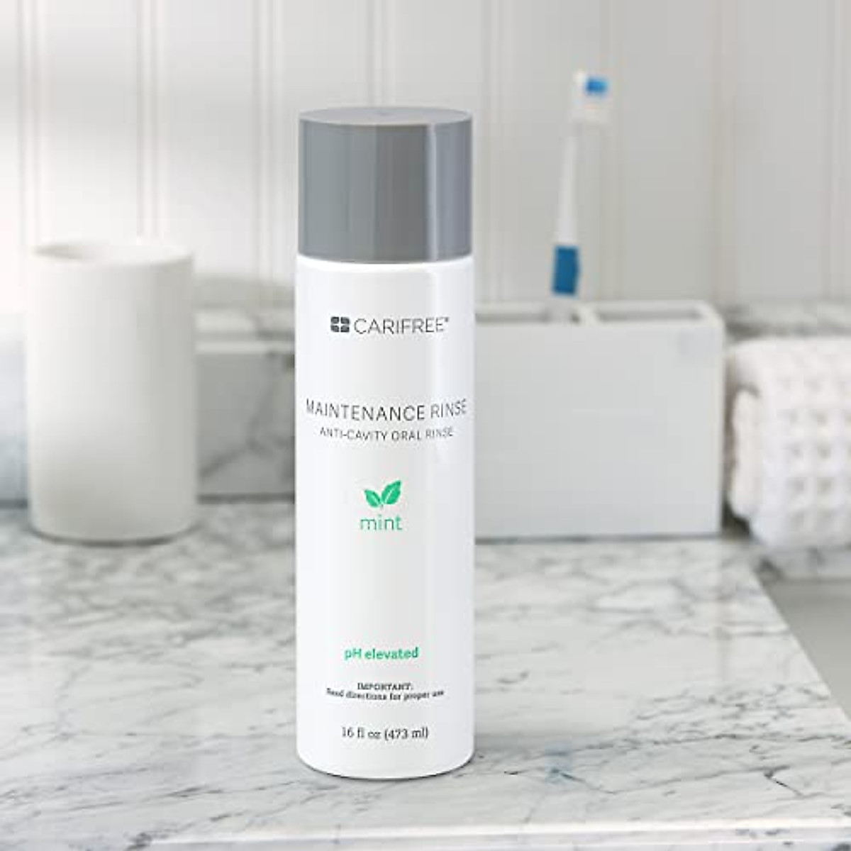 CariFree Maintenance & Prevention Kit, Mint | Anti-Cavity Fluoride Toothpaste & Mouthwash | Freshens Breath and Moistens Mouth | Dentist Recommended for Oral Care (Mint, 1-Month Kit)