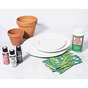 Mod Podge Waterbase Sealer, Glue and Finish for use Outdoors (16-Ounces), , White