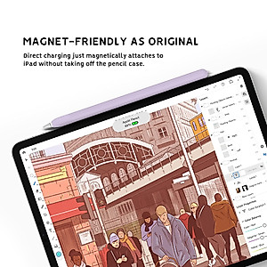 3 Pack Cute Ear Case Silicone Skin Cover for Apple Pencil 2nd Generation Accessories Compatible with iPad Pro 11 12.9 inch(White, Pink,Purple)