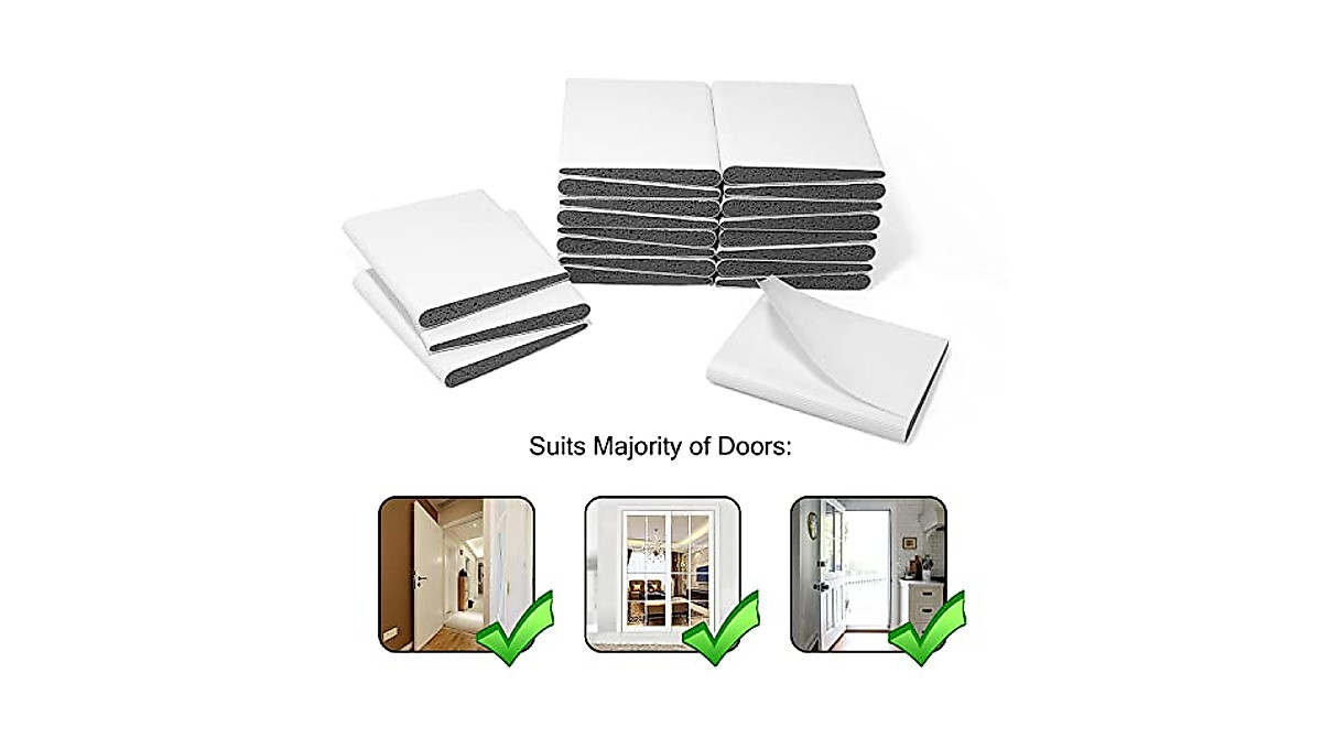 Door Corner Seal Exterior Door Frame Seal Wedge Draft Stopper with ...