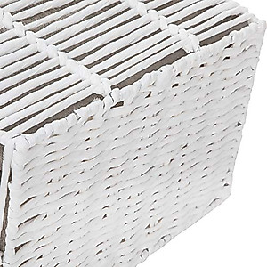 Home Zone Living VS19450E Nursery Basket, White/Grey