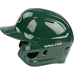Rawlings | MACH Batting Helmet | Gloss Dark Green | Senior (6 7/8" - 7 5/8")