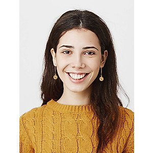 9 Pairs Faux Druzy Drop Earrings Rainbow Crystal Pendant Earrings Colorful Stainless Steel Dangle Earrings for Women