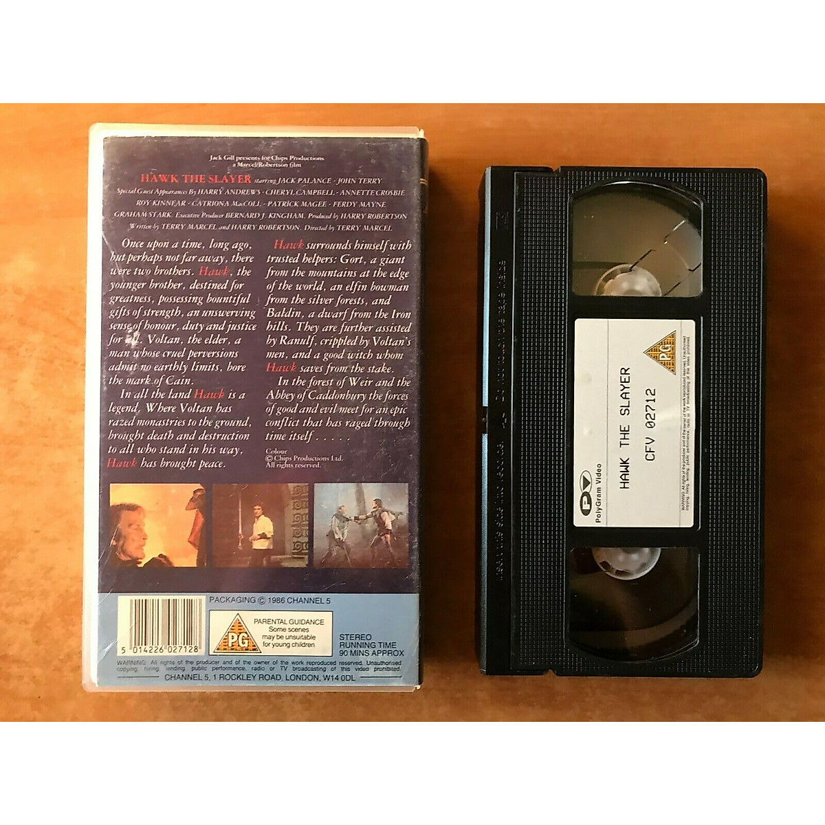 Hawk The Slayer (1980); [Channel 5] Action Fantasy - Jack Palance - Pal VHS