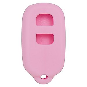 Keyless2Go Replacement for New Silicone Cover Protective Case for Remote Key Fobs with FCC GQ43VT14T HYQ12BAN HYQ12BBX - Pink