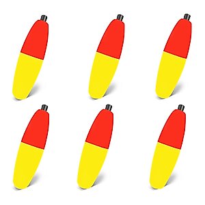 Yonihawk Foam Cigar Peg Floats,Fishing Corks Slip Bobbers Santee Float for Catfish Crappie