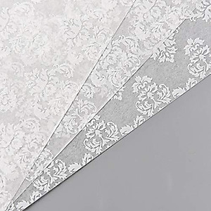 Wax Paper Food Colored Candy Wax Baking Greaseproof Wrapping Paper 100 pcs for Christmas 9.84 x 13.77 inches