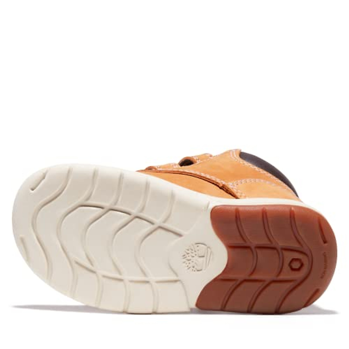 Timberland Baby Toddle Tracks Hook-and-Loop Bootie, Wheat Nubuck, 5.5 US Unisex Infant