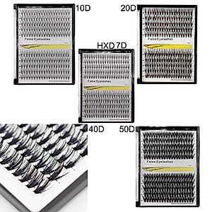 Vayator Eyelashes 10-12mm Mixed,12-14mm Mixed,14-16mm Mixed Mink Eyelashes Extension Natural Russian Volume Faux Eyelashes Individual Lashes Makeup Tools (20D-14mm-16mm Mixed)