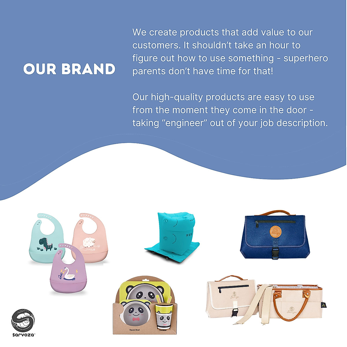 Sarvoza Baby Bandana Drool Bibs 10pcs - Absorbent Organic Cotton Baby Bandana Bibs with Safe Nickel Free Snaps - Drooling Baby Bibs for Boy and Girl