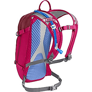 CamelBak Women’s L.U.X.E. Mountain Bike Hydration Backpack - Easy Refill Hydration Backpack, 100 oz, Cerise/Pomegranate