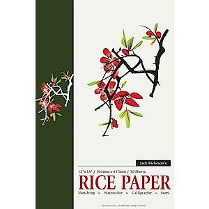 Jack Richeson Rice Paper Pad 12" X 18"