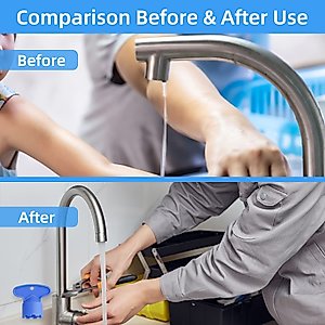 20 Pieces Cache Faucet Aerator Key, Aerator Wrench Cache Faucet Aerator Key with a Ring for Easy Storage Removal Wrench Tool for M16.5 M18.5 M21.5 M22.5 M24 Cache Aerators, 5 Set (Pack of 4)