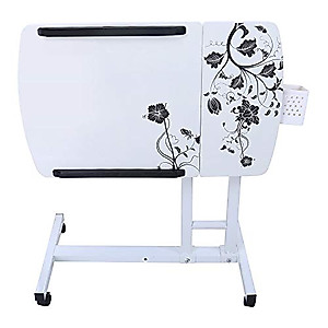 Household Computer Task Desk Office Table,Can Be Folded and Adjusted Angle,Adjustable Height,Removable,2 Separate Tabletop,Pen Holder(Ship from US!)