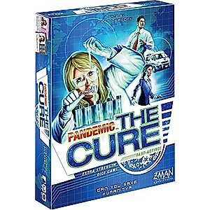 Pandemic The Cure Board Game (Base Game) | Board Game for Adults and Family | Cooperative Board Game | Dice Game | Ages 8+ | 2 to 5 players | Average Playtime 30 minutes | Made by Z-Man Games