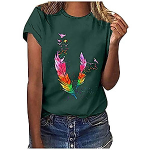 Women's Ruffle Short Sleeve Tie Up Back Crop Top Off Shoulder Bardot Blouse Flannel Shirts for Women Pink Purple