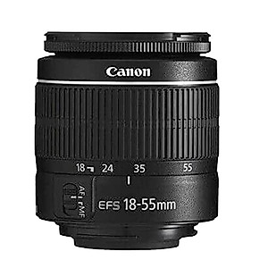 Canon EOS 2000D (Rebel T7) DSLR Camera w/18-55mm F/3.5-5.6 Zoom Lens + EF 75-300mm f/4-5.6 III Lens + 2X 64GB Memory + Case + Filters + Tripod + More (35pc Bundle)