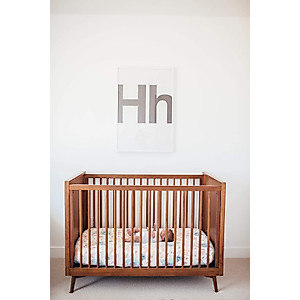 Copper Pearl Premium Knit Baby Crib Sheets for Boys and Girls Breathable and Soft, Fitted Crib Sheets for Standard Baby Mattresses, Crib Sheet for Baby Registry or Shower Gift, Bloom