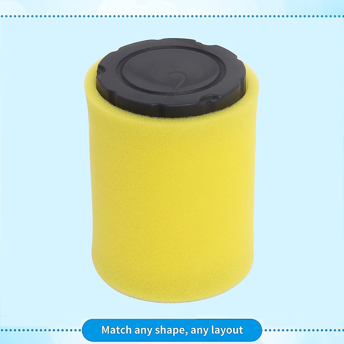 591334 Air Filter for Compatible with Briggs and Stratton with Pre Filter 796031 MIU1303 GY21435 MIU13963 94201 591334 796031(Pack of 6)