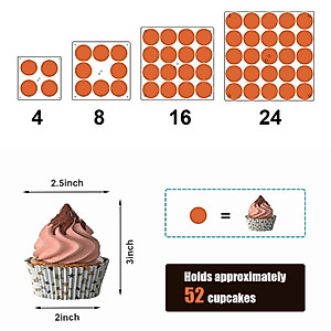 4 Tier Acrylic Cupcake Stand for 50 Cupcakes, Large Square Cupcake Tower, Dessert Cup Cake Tier Stand Holder, Clear Tiered Cupcake Display Tree for Birthday, Wedding, Baby Shower, Party DéCor