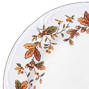 Pfaltzgraff Autumn Berry 16 Piece Dinnerware Set, Service for 4, Multi Colored & Autumn Berry Small Oval Platter