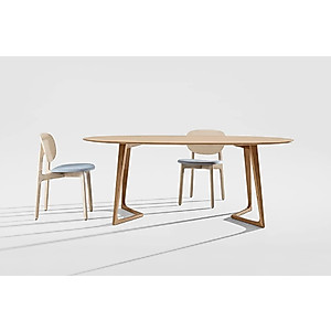 River 'Oval' Table. All solid Hardwood. Highest quality on Amazon.