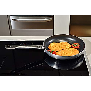 RAVELLI Italia Linea 51 Professional Non Stick Induction Frying Pan, 12inch