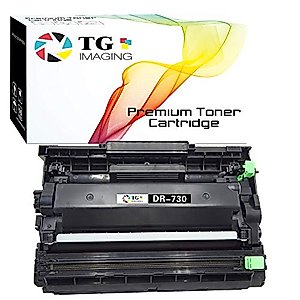 1-Pack TG Imaging 1xDrum Compatible Drum Unit Replacement for DR730 DR-730 Drum (12,000 Pages) for DCP-L2550DW HL-L2350DW Printers (Drum Unit for Toner TN760 TN730 TN770)
