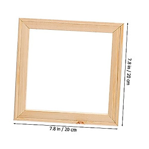 Empty Photo Frames 5pcs Empty Frame Solid Wood Picture Frame Home Decorations Photo Collage Frame Natural Wood Frame Rustic Wooden Picture Frame Photo Frames Oil Painting Frame