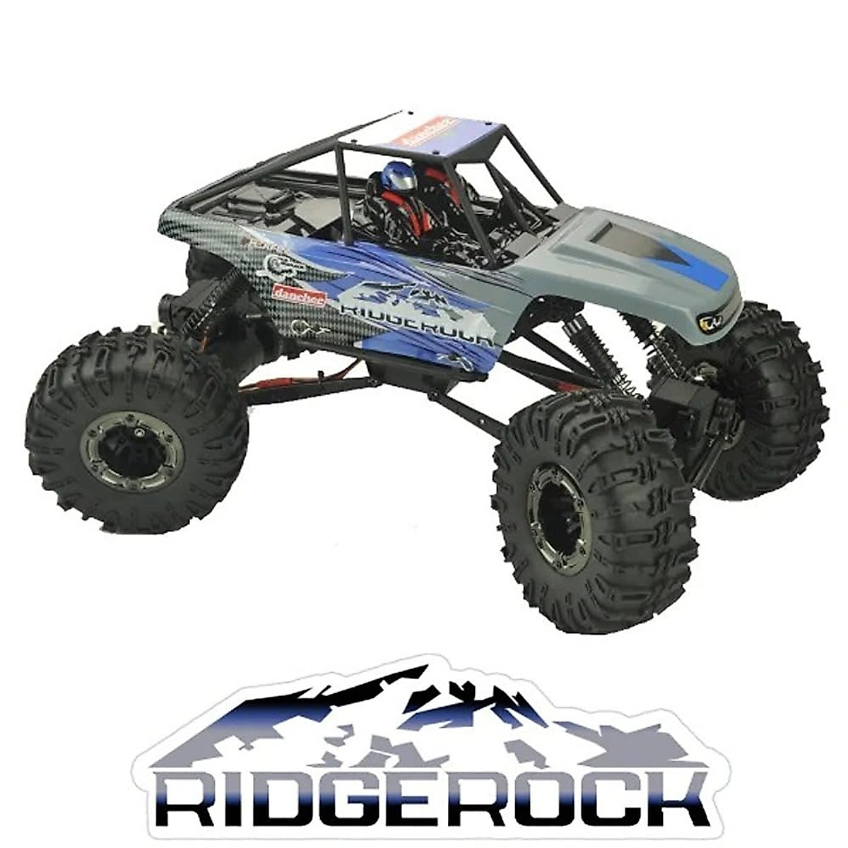 DANCHEE RidgeRock - 4WD Electric Rock Crawler - 1/10 Scale - RTR, Blue