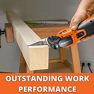 Fein MultiMaster MM 700 Max Oscillating MultiTool Set with QuickIn, Anti-Vibration System and Tacho Generator - 450 W, StarlockMax Tool Mount - 72296863090