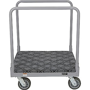 Strongway 4-Wheel Cart with Carpeted Deck- 1600-Lb. Capacity