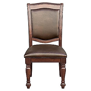 Homelegance Lordsburg 2-Piece Pack Dining Side Chairs, Wood, Cherry