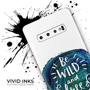 DesignSkinz Be Wild and Free Protective Vinyl Decal Wrap Skin Cover Compatible with The Samsung Galaxy S20 (Screen Trim & Back Glass Skin)