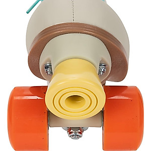 GEM QUAD ROLLER SKATES - CREAM, Size 7-10