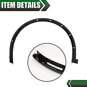 CHEDA Fender Flares, Compatible with 2016-2021 Tesla Model X, Front Right Passenger Door Wheel Cover Fender Arch Flare Mold, 1PC