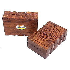 Govinda Rosewood Box Tree of Life 4 x 6 Inch