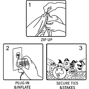 HBlife 8 FT Halloween Inflatables Outdoor Decorations Pumpkin, Animated Pirate Bat Blow Up Pumpkin with Build-in LEDs, Inflatable Decoration for Front Yard, Porch, Lawn or Halloween Party