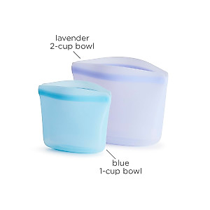 Stasher Premium Silicone Reusable Food Storage Bags, 2-Pack, Multi | Multi-Use Food Storage Bags, Lunch Bag, Travel Containers | BPA Free, Leak-free, Dishwasher-Safe, Eco-friendly