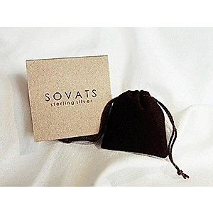 SOVATS Twist Ginkgo Leaf Ring For Women 925 Sterling Silver Oxizidize Surface - Simple, Stylish &Trendy Nickel Free Ring, Size 6