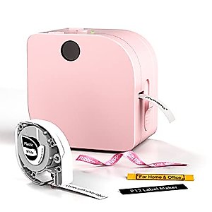 Phomemo Label Makers - Label Maker Machine with Tape P12, Bluetooth Label Maker for Home Organization, Mini Label Printer with Tape 12mm x 4m, Sticker Maker Support Color Printing and Font, with Label