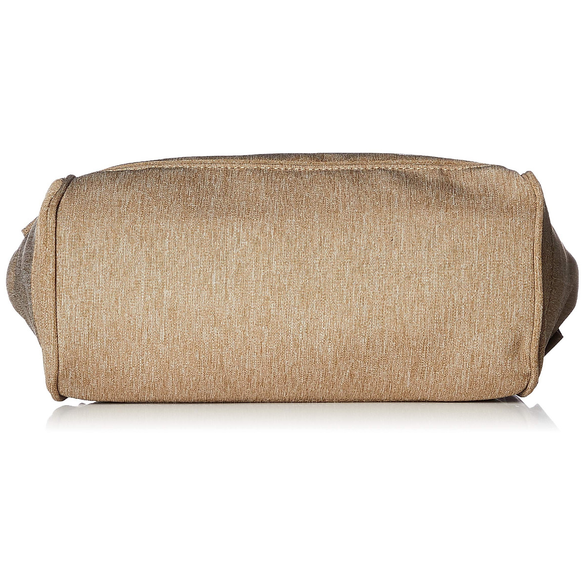 anello GRANDE(アネロ グランデ) Women's 2-Way Mini Shoulder Bag with Metal Clasp, Beige, One Size