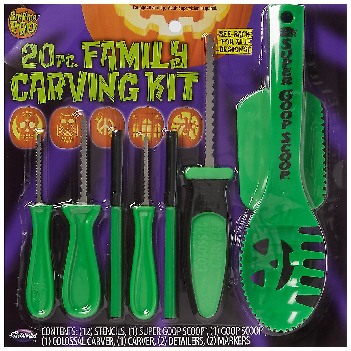 Pumpkin Pro, 20pc. Family Carving Kit - 1 Ct by Pumpkin Masters