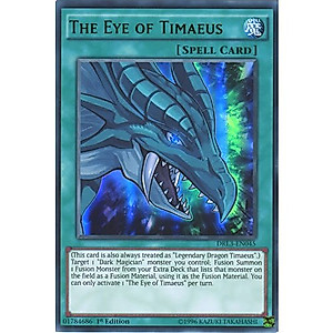 YuGiOh : DRL3-EN045 1st Ed The Eye of Timaeus Ultra Rare Card - ( Yu-Gi-Oh! Single Card ) by Deckboosters